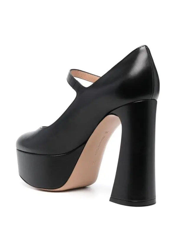 GIANVITO ROSSI Holly D'orsay Platform Pumps - Black