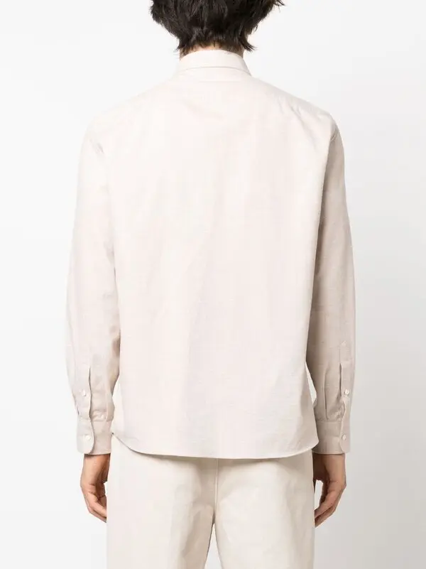 Brunello Cucinelli Long-sleeve Cotton Shirt
