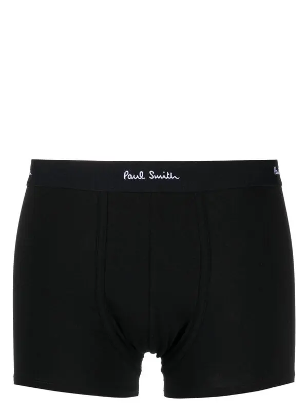 Paul Smith Logo-waistband Boxers - Black