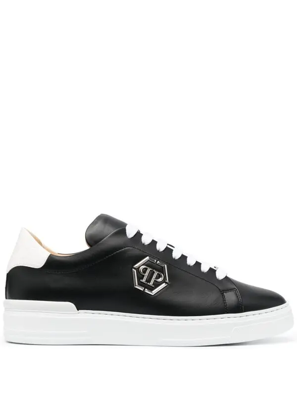 Philipp Plein Logo-plaque Leather Sneakers