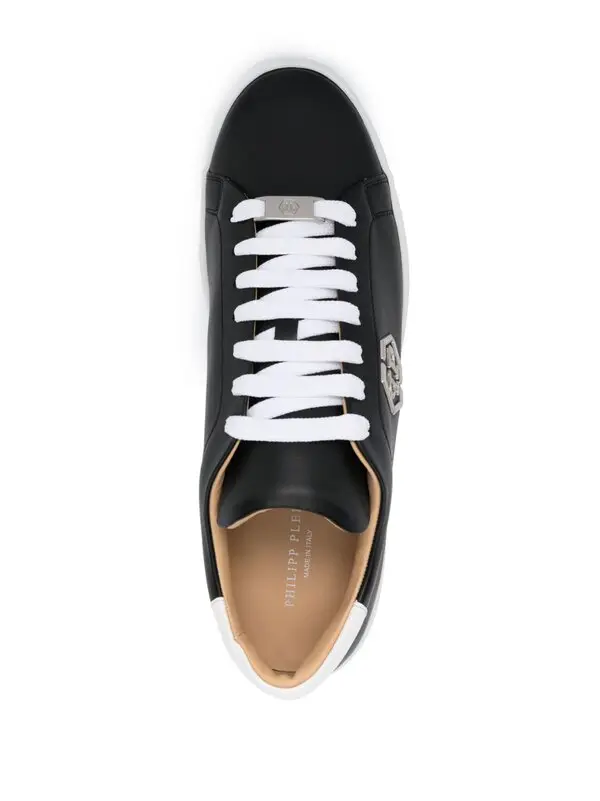 Philipp Plein Logo-plaque Leather Sneakers