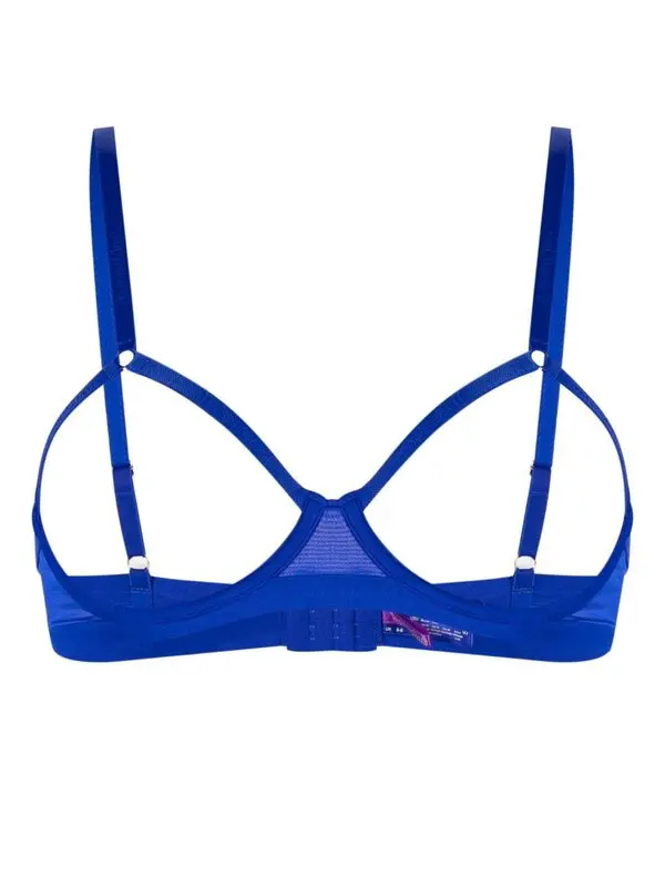 MAISON CLOSE Corps À Corps Open-cup Bra - Blue