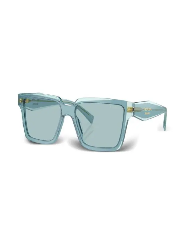 Prada Square-frame Tinted Sunglasses - Blue