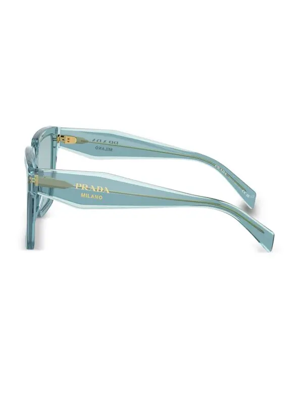 Prada Square-frame Tinted Sunglasses - Blue