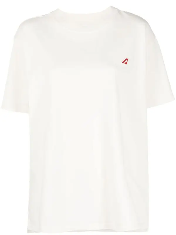 AUTRY Logo-patch Cotton T-shirt