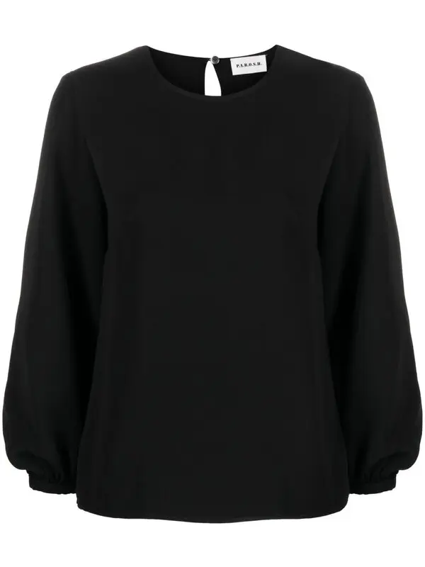 P.a.r.o.s.h Long-sleeve Top - Black