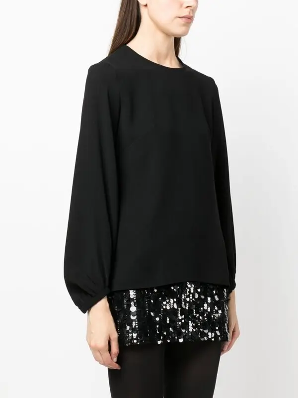 P.a.r.o.s.h Long-sleeve Top - Black