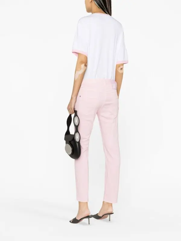 Dsquared2 Low-rise Tapered Jeans - Pink