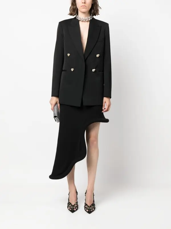 LANVIN Open-front Blazer With Jewel Buttons