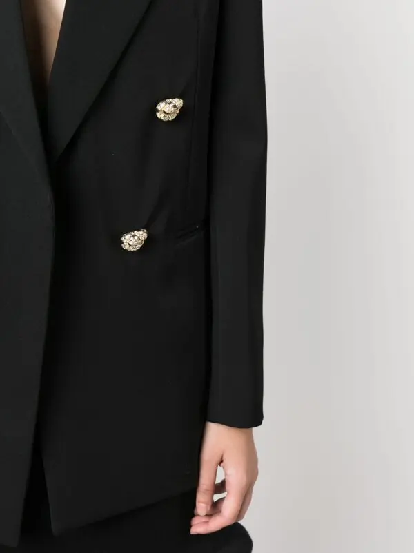 LANVIN Open-front Blazer With Jewel Buttons