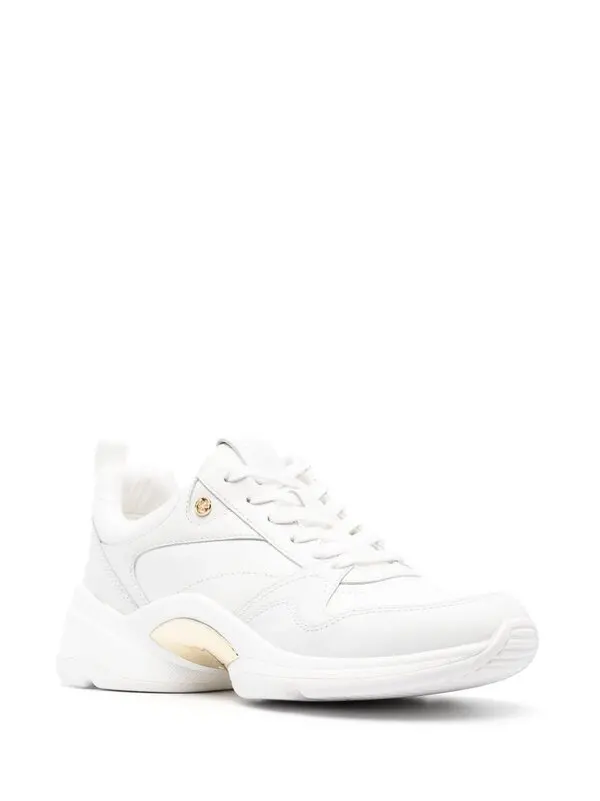 Michael Kors Logo-plaque Lace-up Sneakers