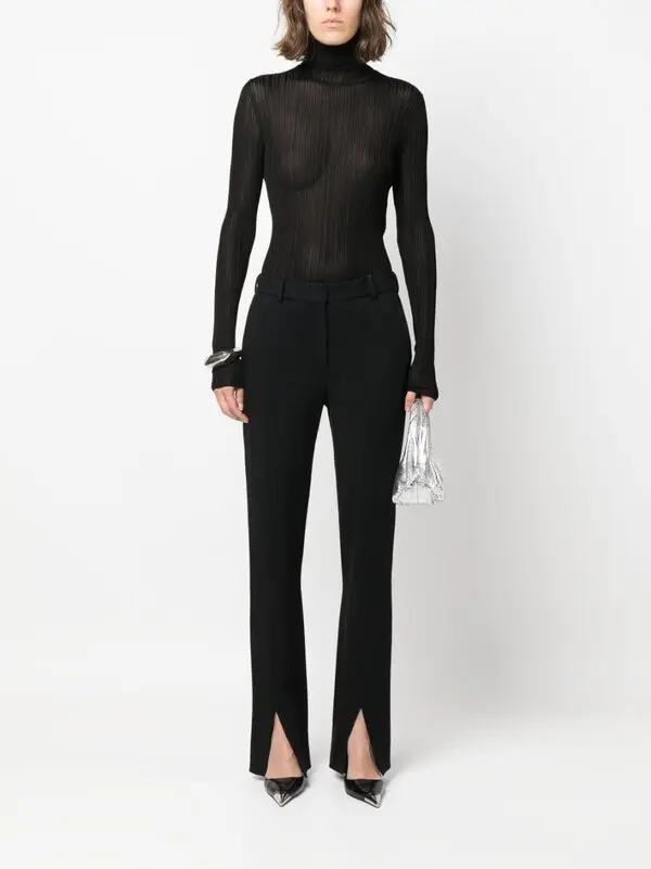 TOM FORD Roll-neck Ribbed-knit Jumper - Black