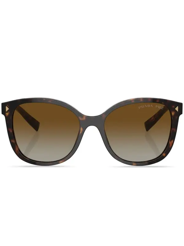 Prada Tortoiseshell Tinted Sunglasses - Green