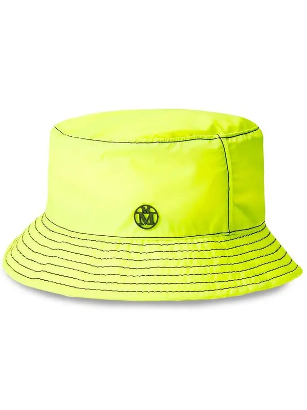 MAISON MICHEL Jason Bucket Hat - Green