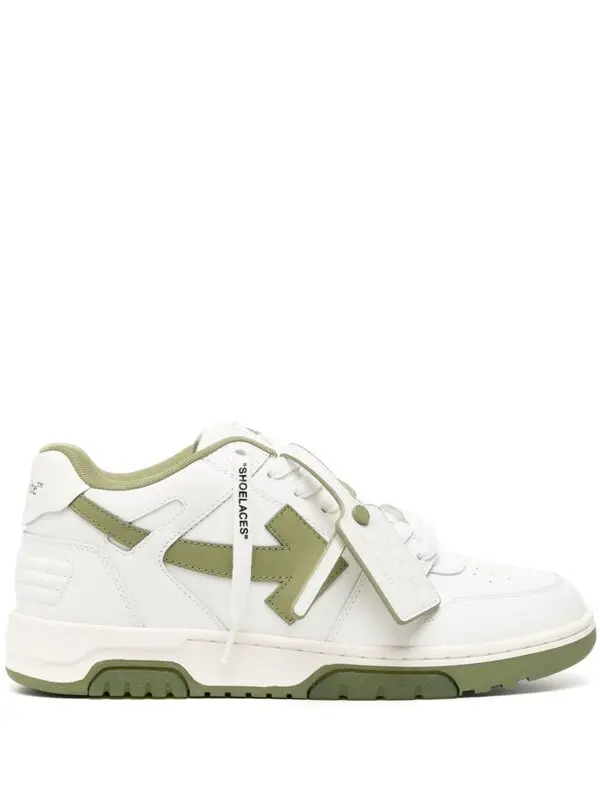 Off-White Out Of Office Ooo Leather Sneakers - White