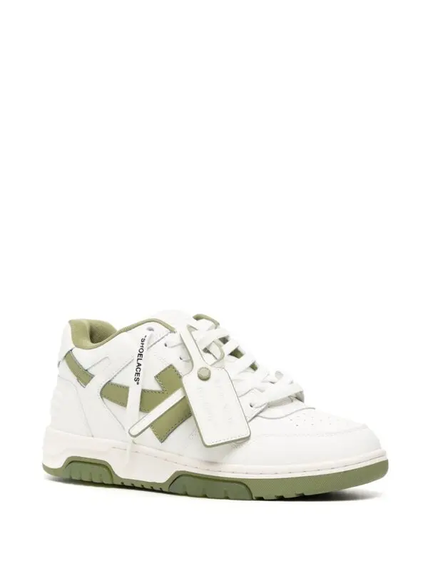 Off-White Out Of Office Ooo Leather Sneakers - White
