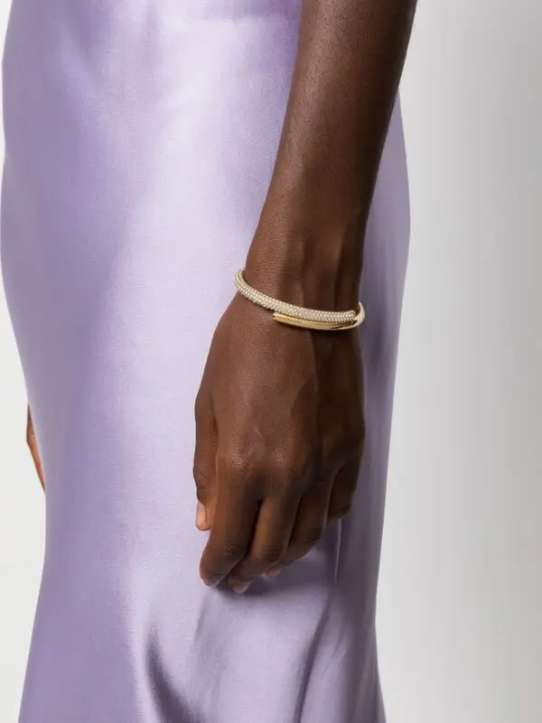 SWAROVSKI Dextera Crystal Bangle - Gold