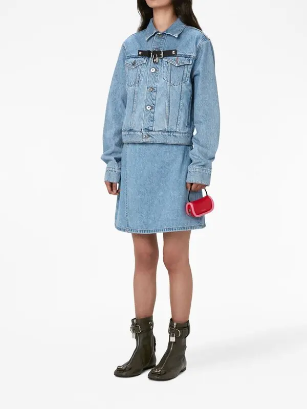 JW Anderson Padlock Strap Trucker Jacket - Blue