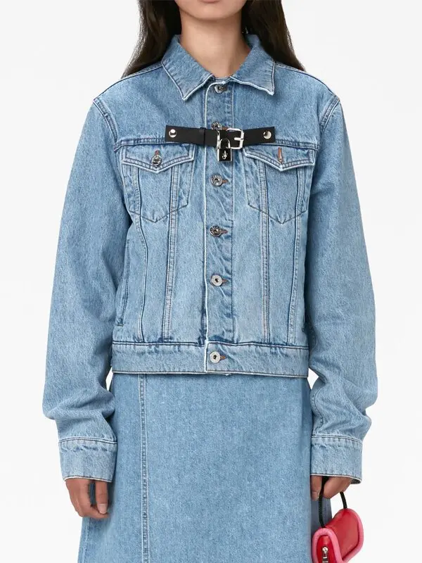 JW Anderson Padlock Strap Trucker Jacket - Blue