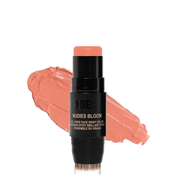 NUDESTIX Nudies Bloom All Over Face Dewy Blush Colour 7g - Sweet Peach Peony