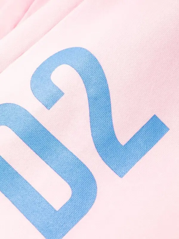 Dsquared2 Cotton Logo Print Track Pants