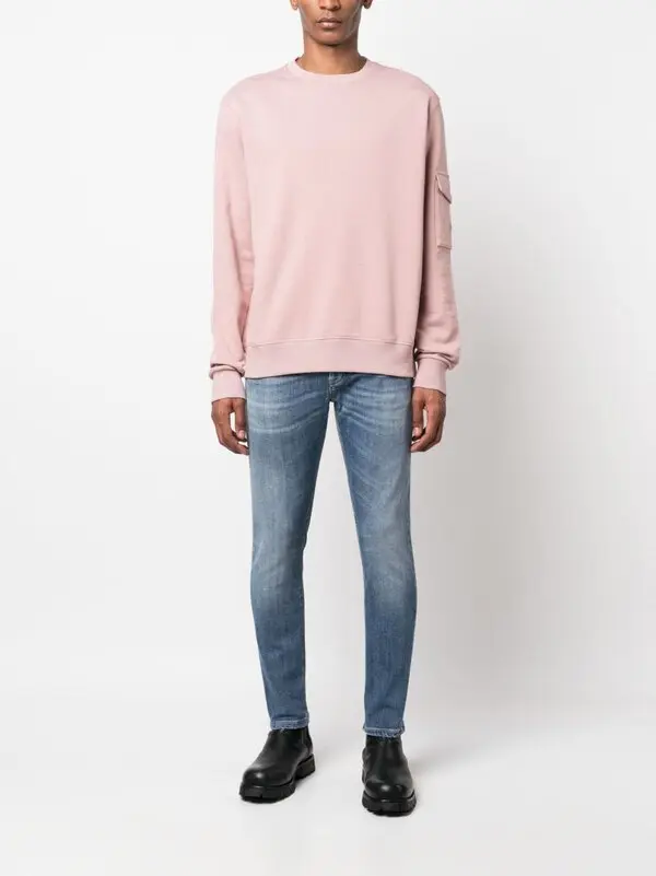 Herno Crew-neck Cotton Sweatshirt