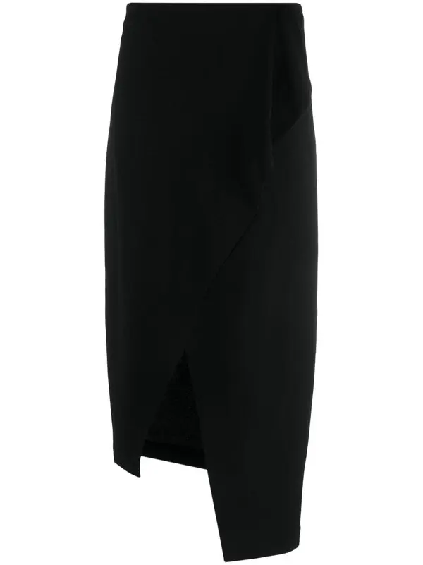IRO PARIS Asymmetrical Hem Pencil Skirt