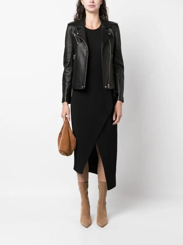 IRO PARIS Asymmetrical Hem Pencil Skirt