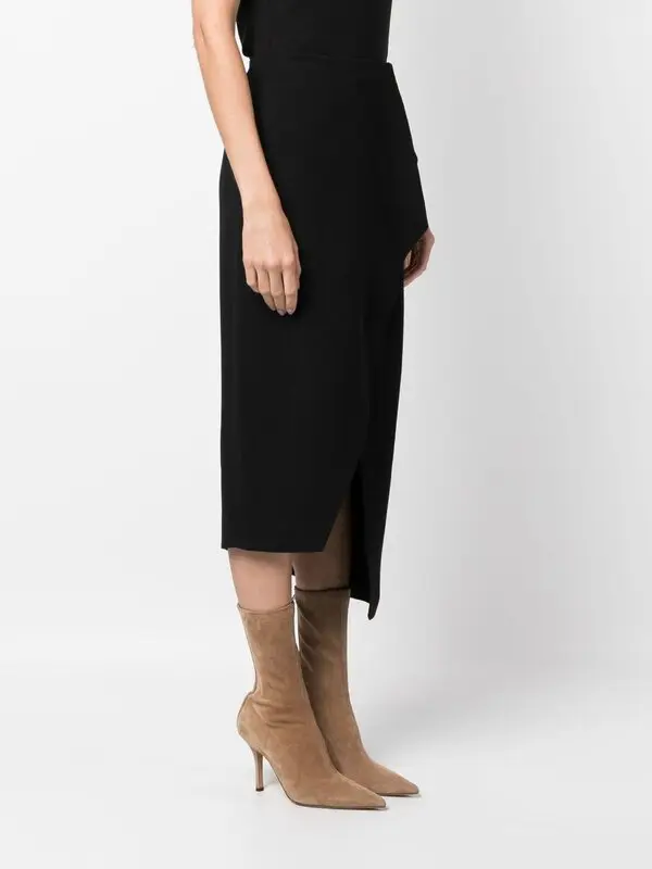 IRO PARIS Asymmetrical Hem Pencil Skirt