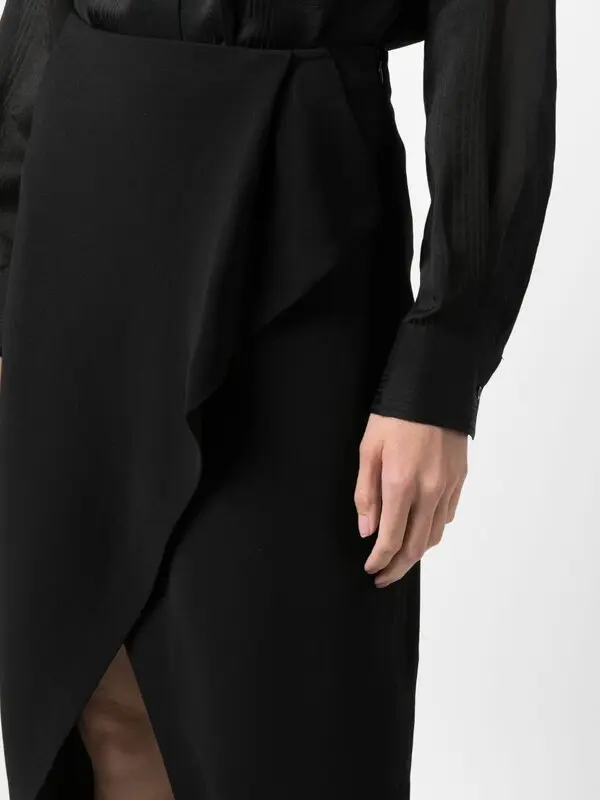 IRO PARIS Asymmetrical Hem Pencil Skirt