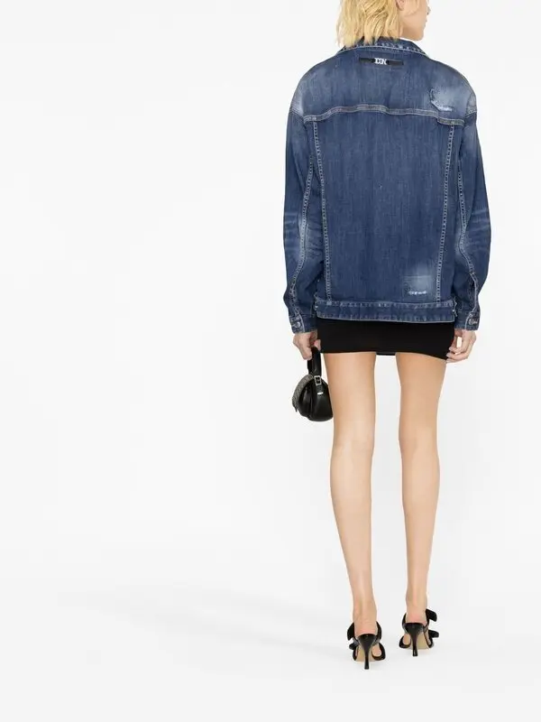 Dsquared2 Distressed Denim Jacket