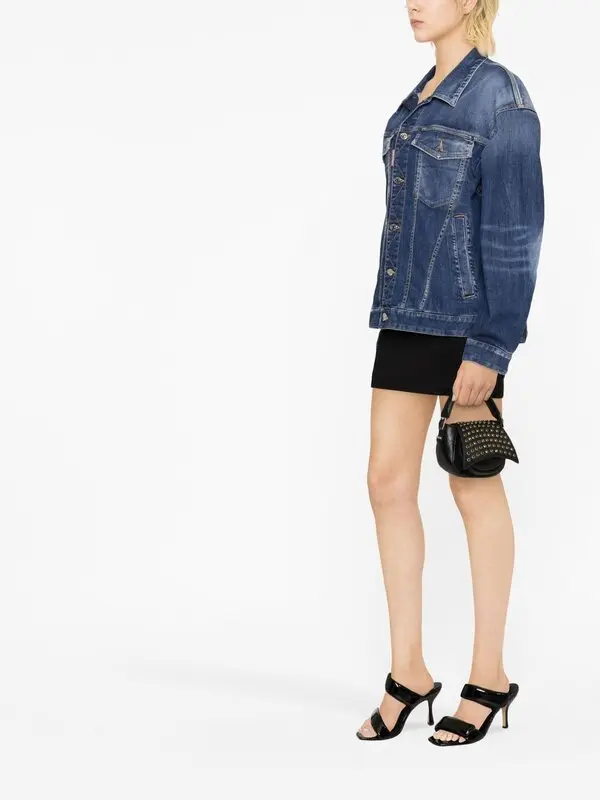 Dsquared2 Distressed Denim Jacket