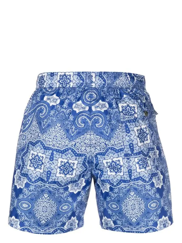 Moncler Paisley-print Swim Shorts
