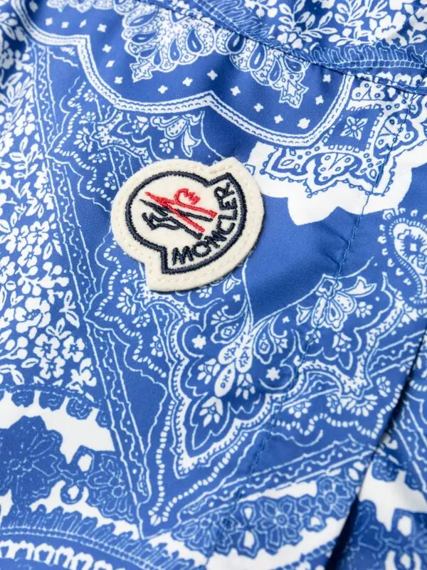 Moncler Paisley-print Swim Shorts