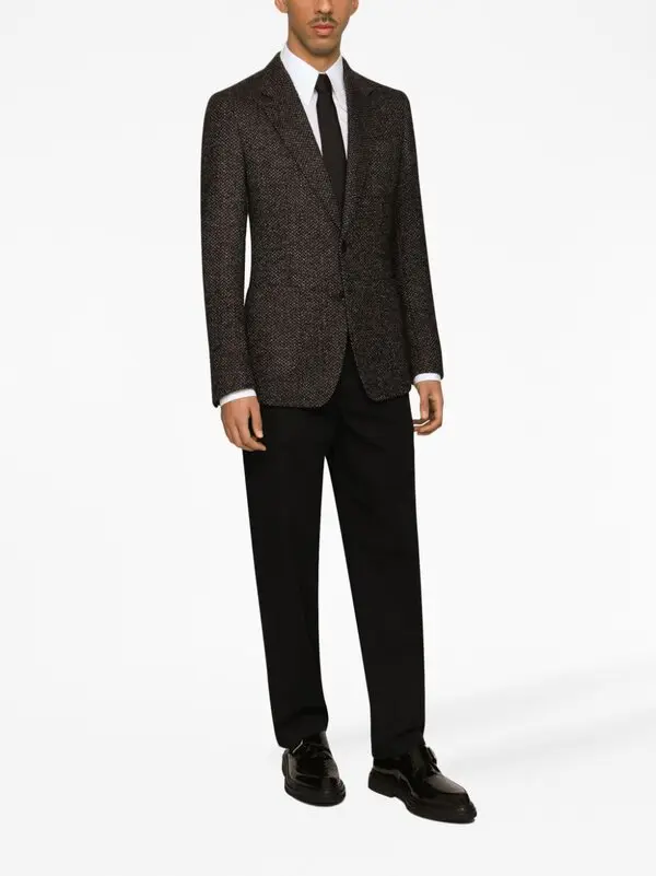 Dolce & Gabbana Single-breasted Bouclé Blazer