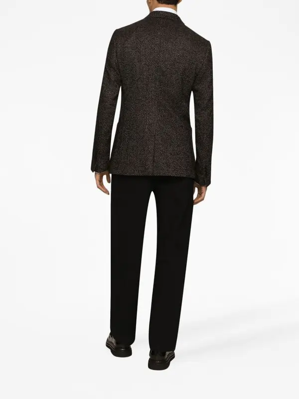Dolce & Gabbana Single-breasted Bouclé Blazer