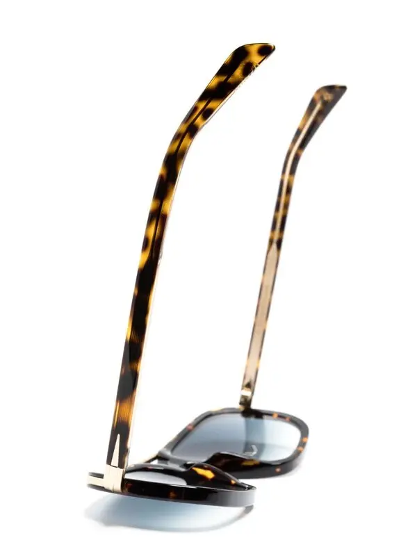 DB EYEWEAR BY DAVID BECKHAM Tortoiseshell Pilot-frame Sunglasses