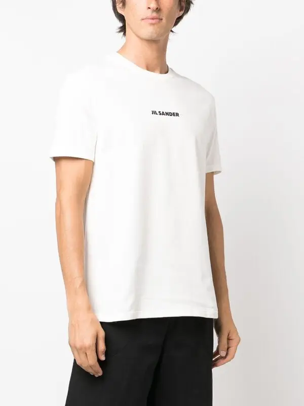 JIL SANDER Logo-print Cotton T-shirt - White