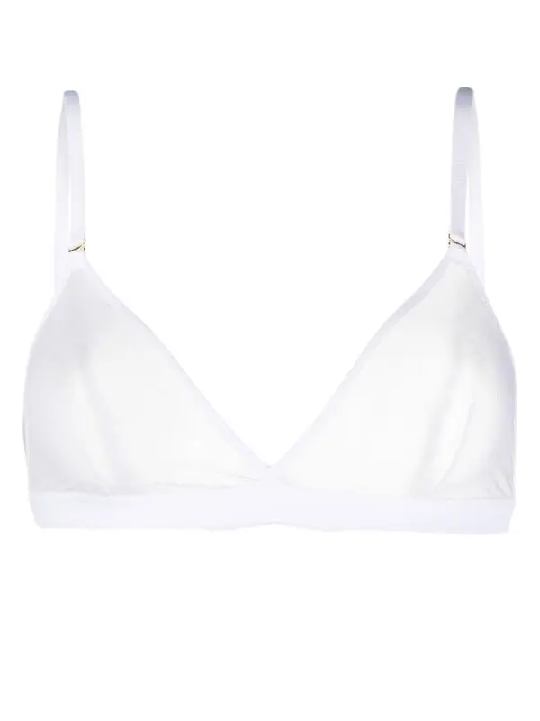 MAISON CLOSE Corps À Corps Triangle-cup Bra - White