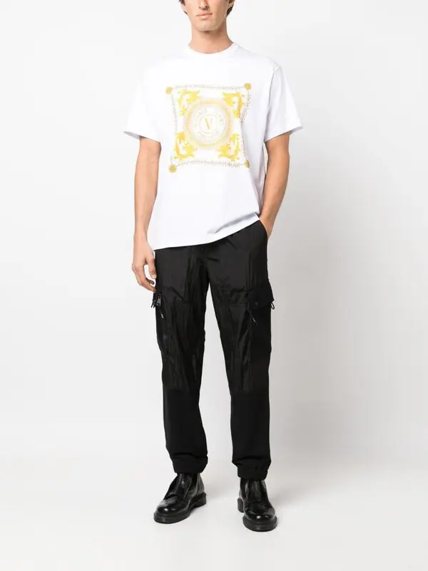 Versace Logo-print Cotton T-shirt