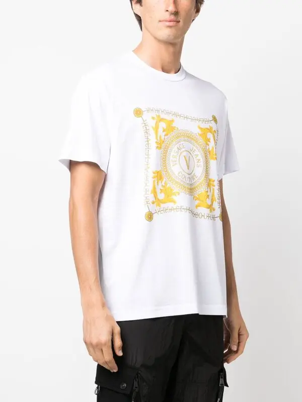 Versace Logo-print Cotton T-shirt