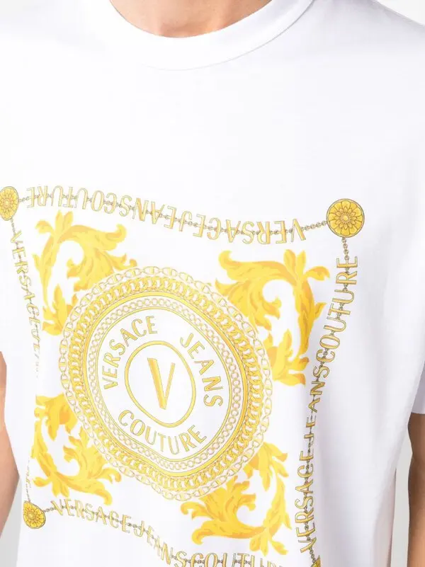 Versace Logo-print Cotton T-shirt