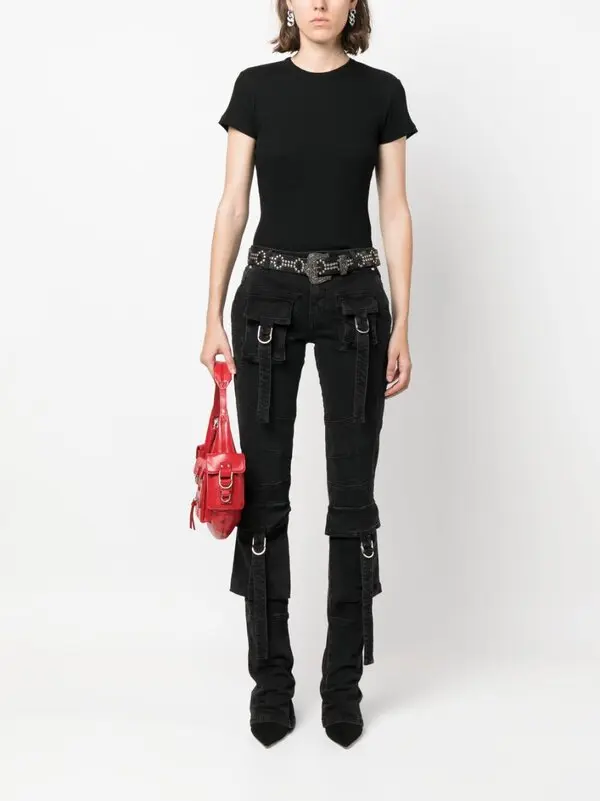 Isabel Marant Étoile Taomi Ribbed Cotton T-shirt - Black