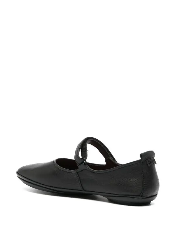Camper Right Nina Leather Ballerinas - Black
