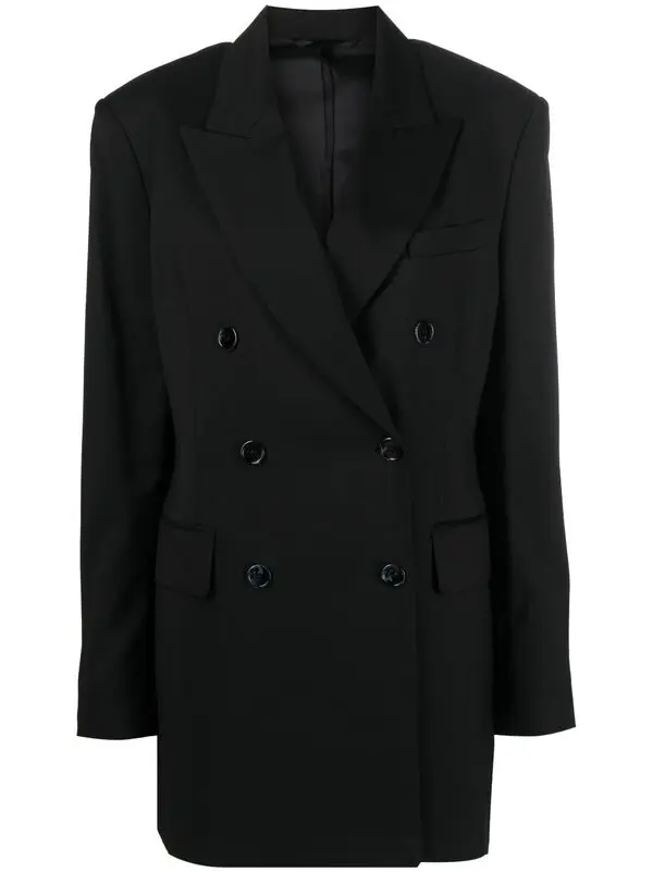 Acne Studios Double-breasted Cotton-blend Blazer