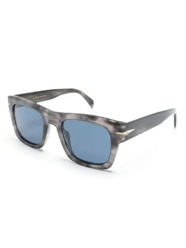 DB EYEWEAR BY DAVID BECKHAM Marbled Square Sunglasses