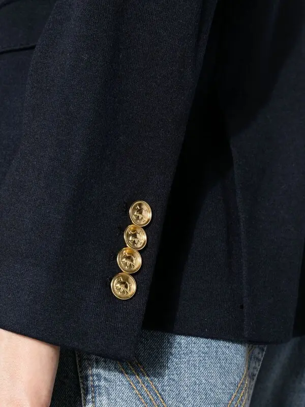 Polo Ralph Lauren Double-breasted Knitted Blazer