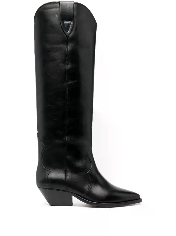 Isabel Marant - ISABEL MARANT Denvee 40mm Leather Cowboy Boots