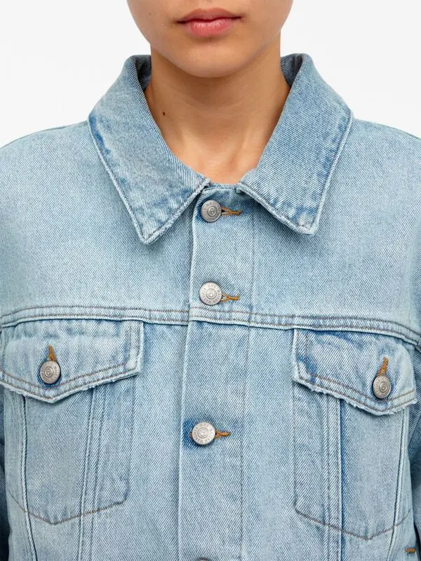 MAISON MARGIELA Button-up Denim Jacket - Blue