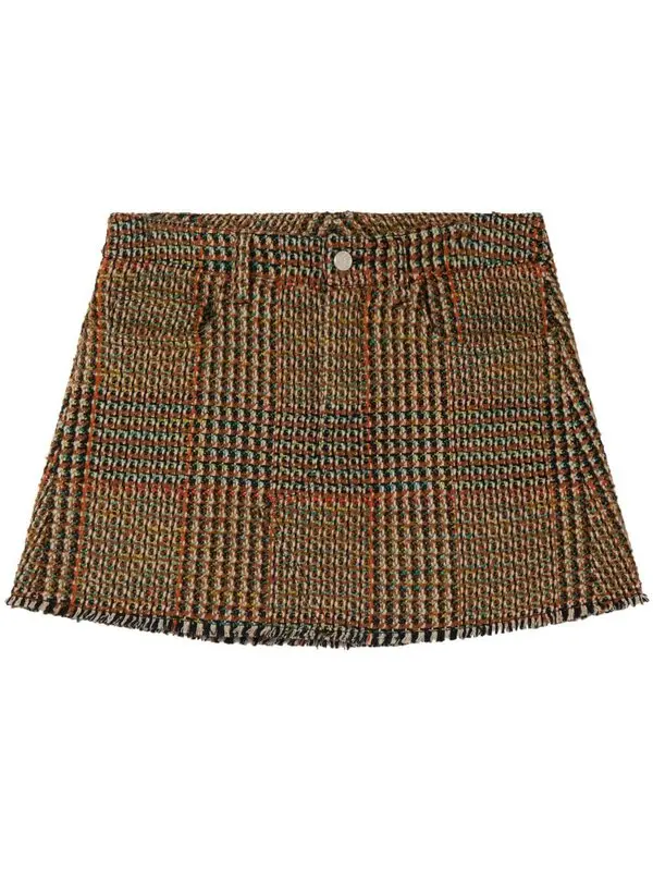 Stella McCartney Wool Tweed Mini Skirt